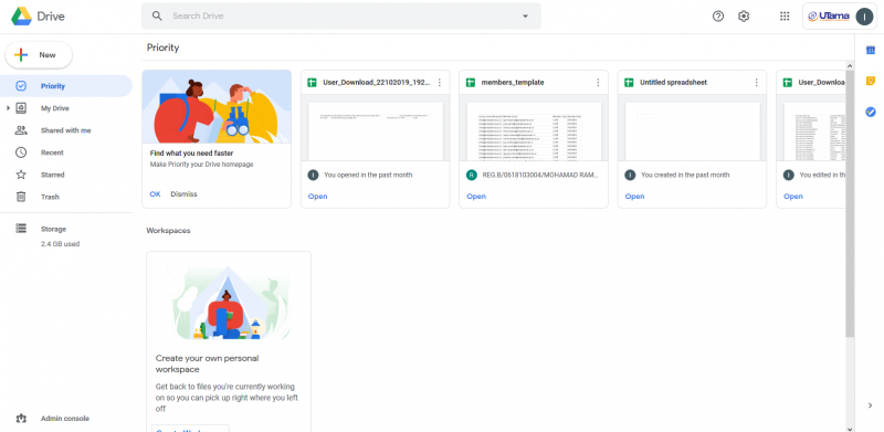 Cara memunculkan File Google Drive saya yang paling sering digunakan mudah diakses? - Biro ...